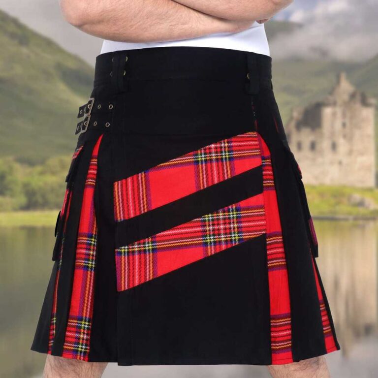 Designer's Wedding Kilt | Royal Stewart Strip Kilts | DSS Kilts