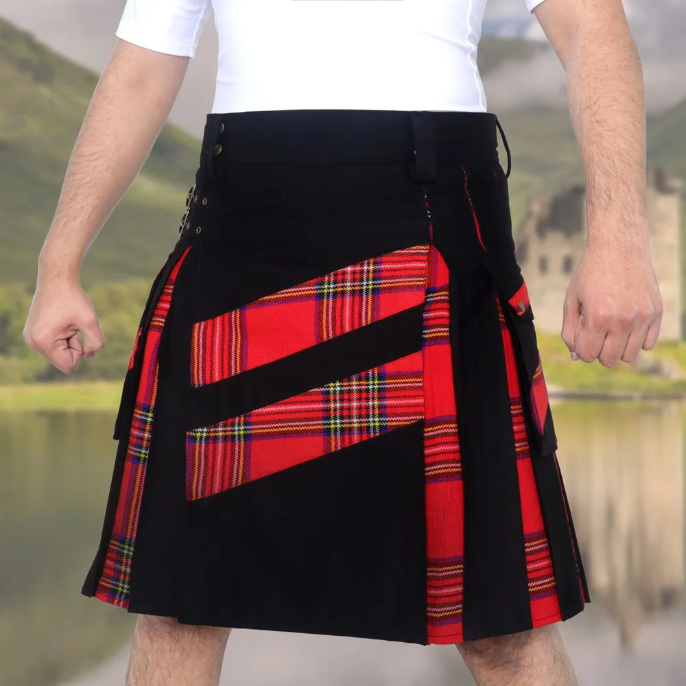 Designer's Wedding Kilt | Royal Stewart Strip Kilts | DSS Kilts