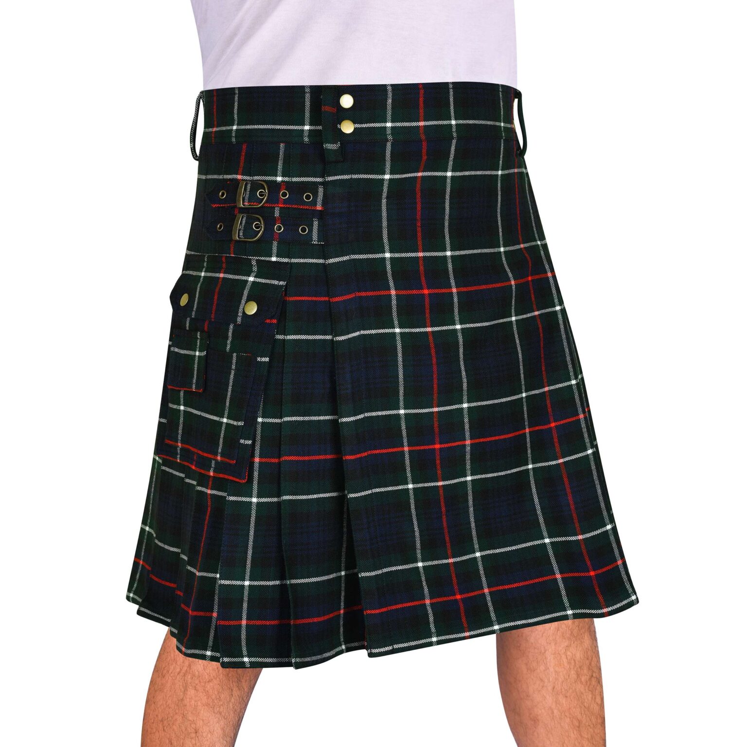 Mackenzie Tartan 16oz Utility Kilt for Men | DSS Kilts