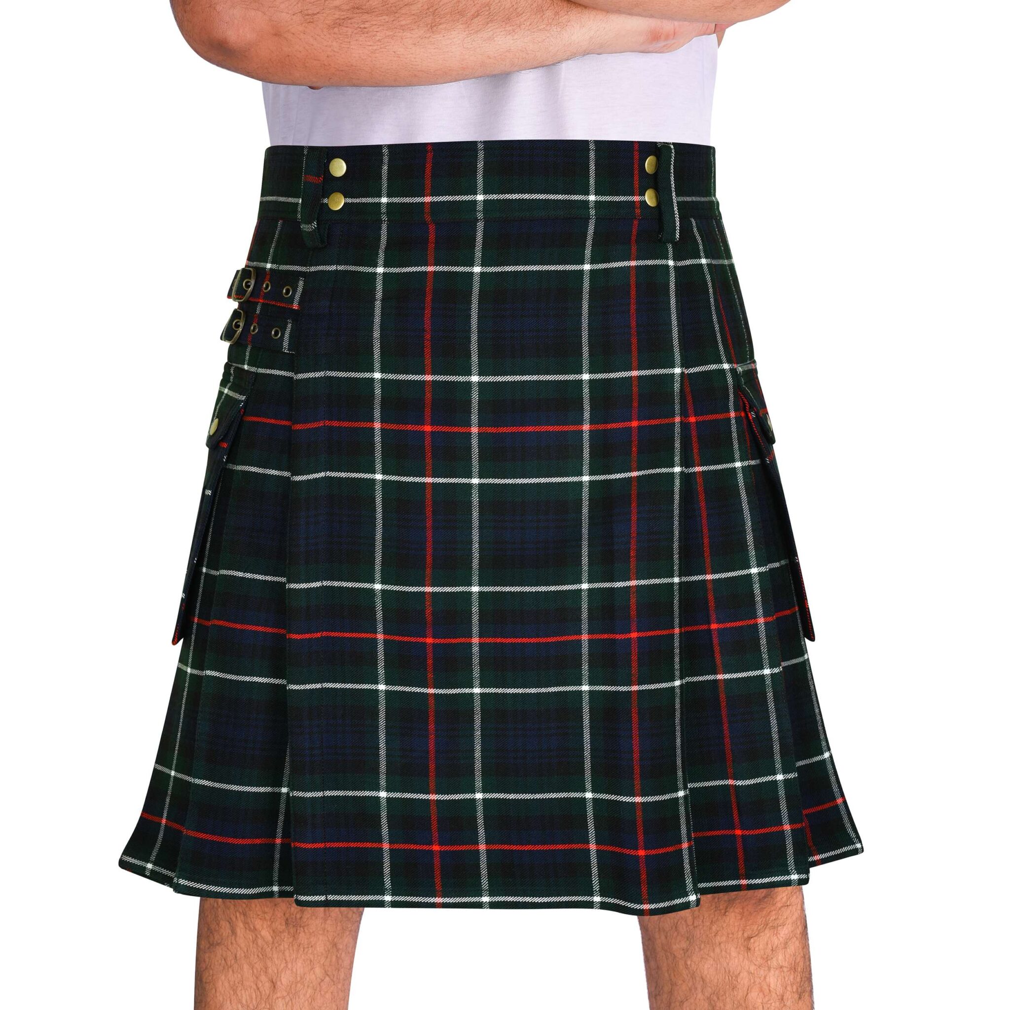 Mackenzie Tartan 16oz Utility Kilt for Men | DSS Kilts