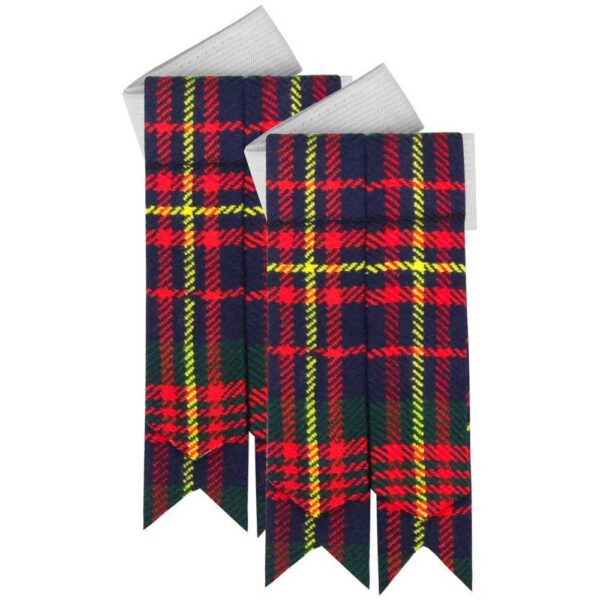 Cameron Highland 13oz Tartan Acrylic wool Kilt Hose Flashes for Men ...